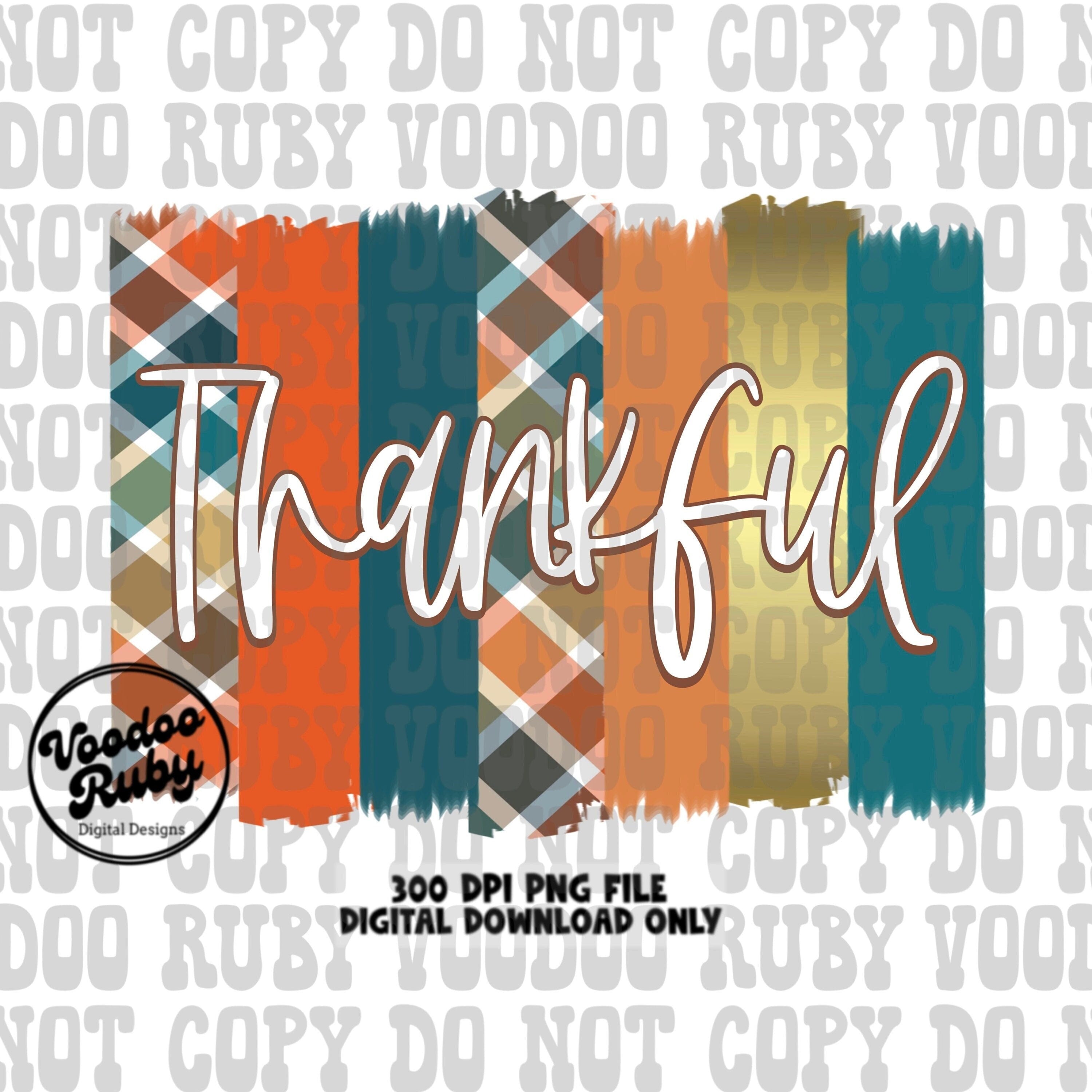Thankful PNG Design: Thanksgiving Gold Brushstroke Clip Art (Digital D ...
